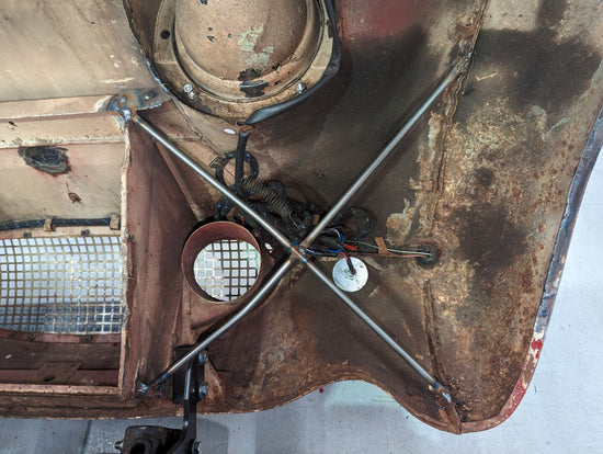 Bonnet "X" Bracing (for Front-Flip Bonnet Installation) – Bugeyeguys